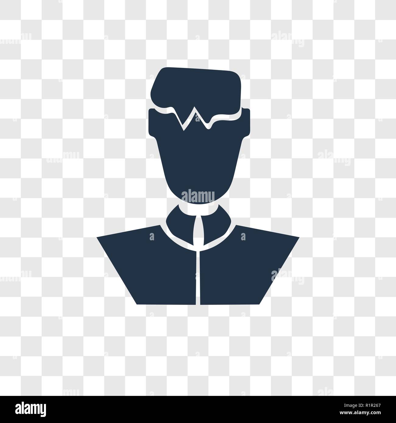 Businessman vector icon isolated on transparent background, Businessman ...