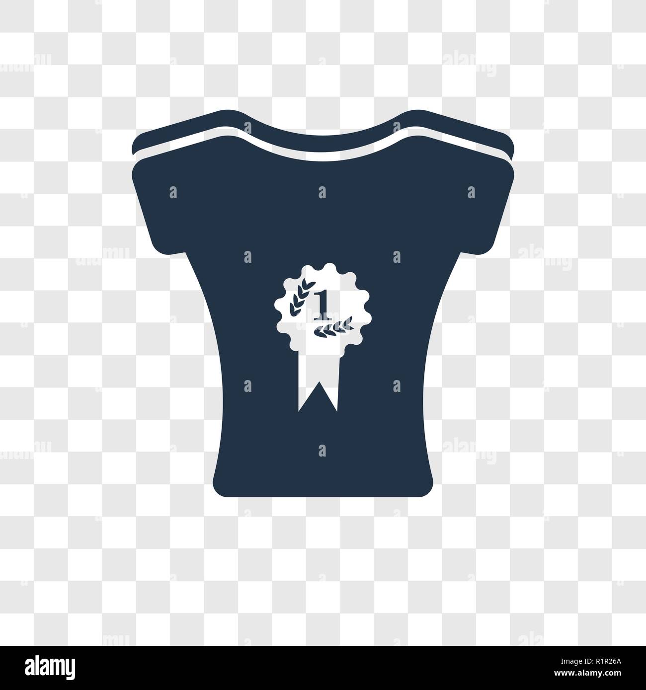 Shirt vector icon isolated on transparent background, Shirt ...