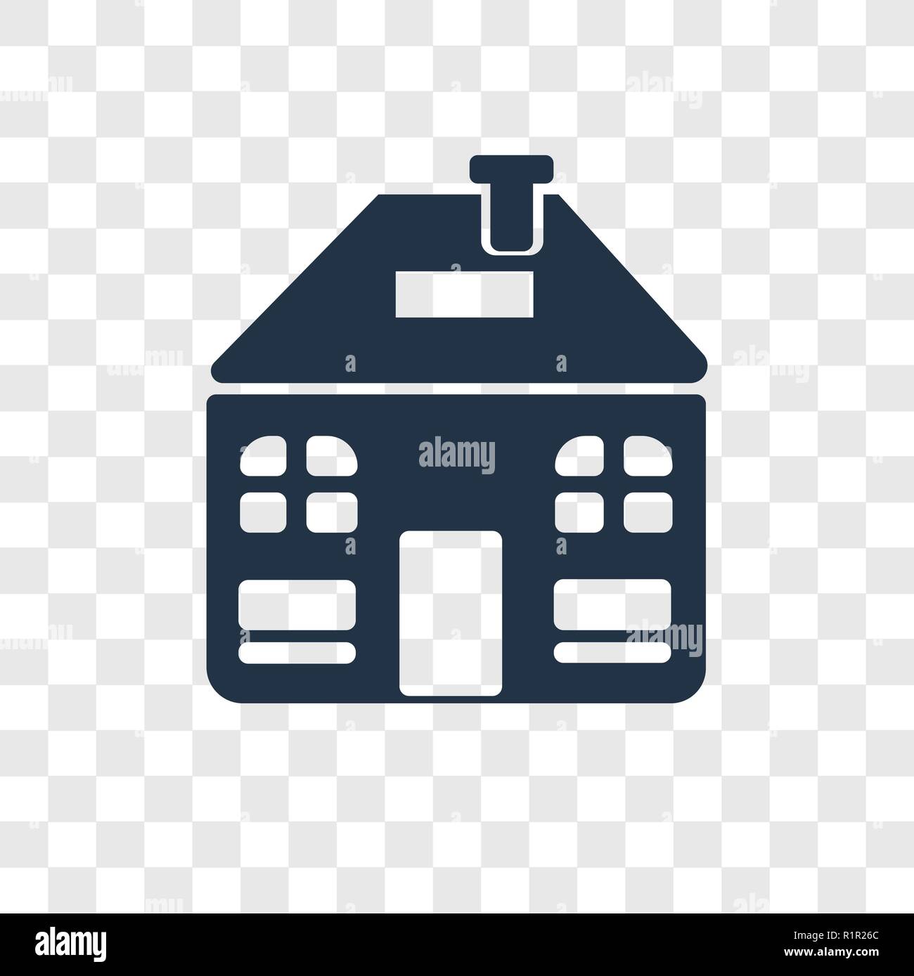 Home vector icon isolated on transparent background, Home transparency ...