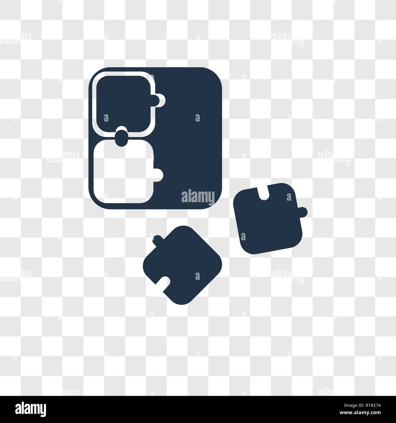 Black white jigsaw puzzle outline png hi-res stock photography and ...