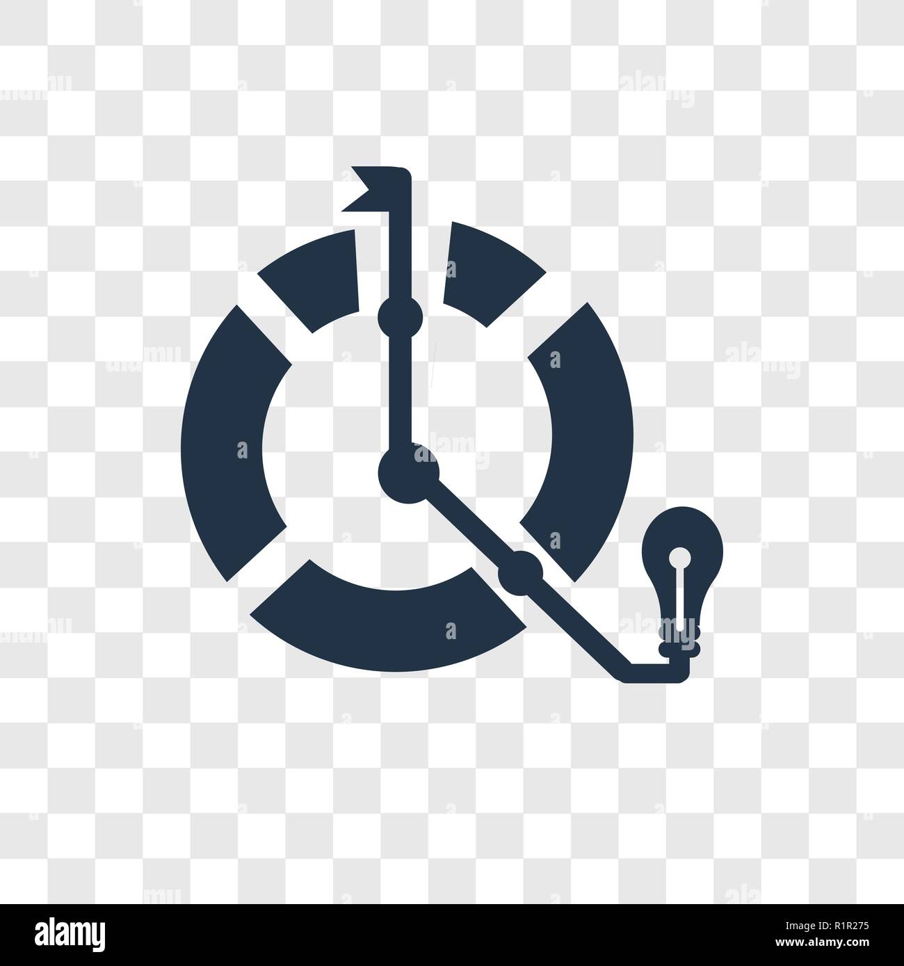 Goal vector icon isolated on transparent background, Goal transparency ...