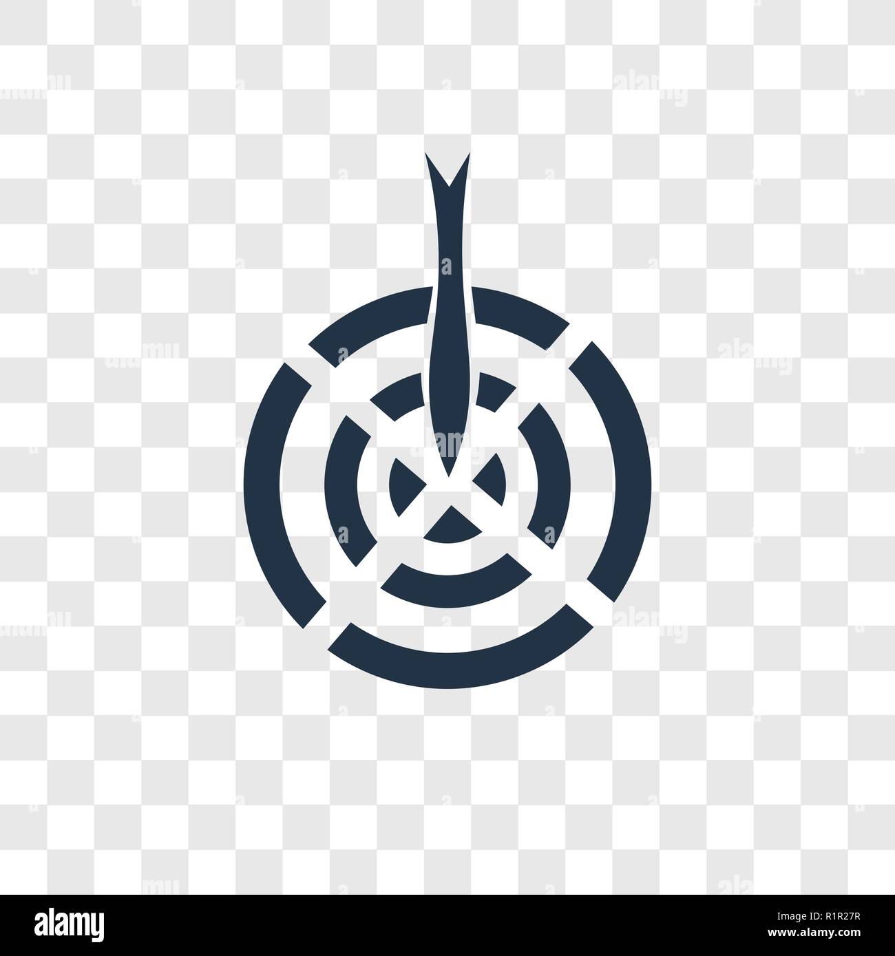 Target vector icon isolated on transparent background, Target ...