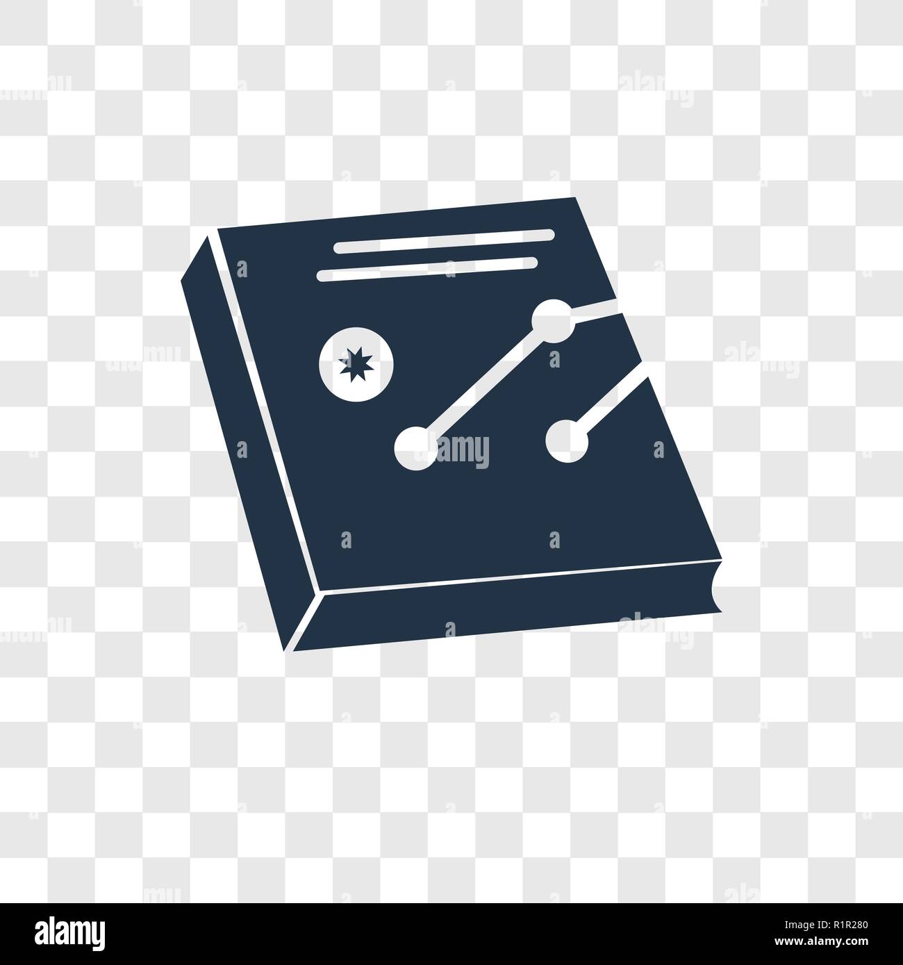 Line graph vector icon isolated on transparent background, Line graph ...