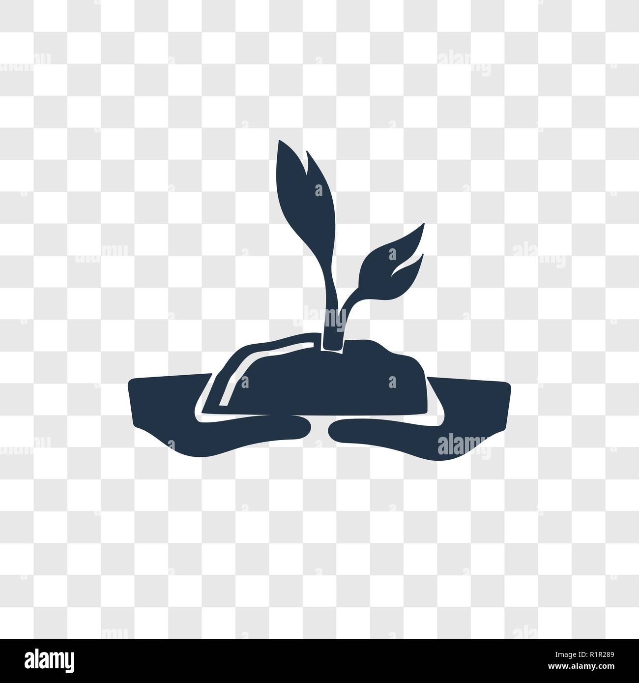 Growth vector icon isolated on transparent background, Growth ...