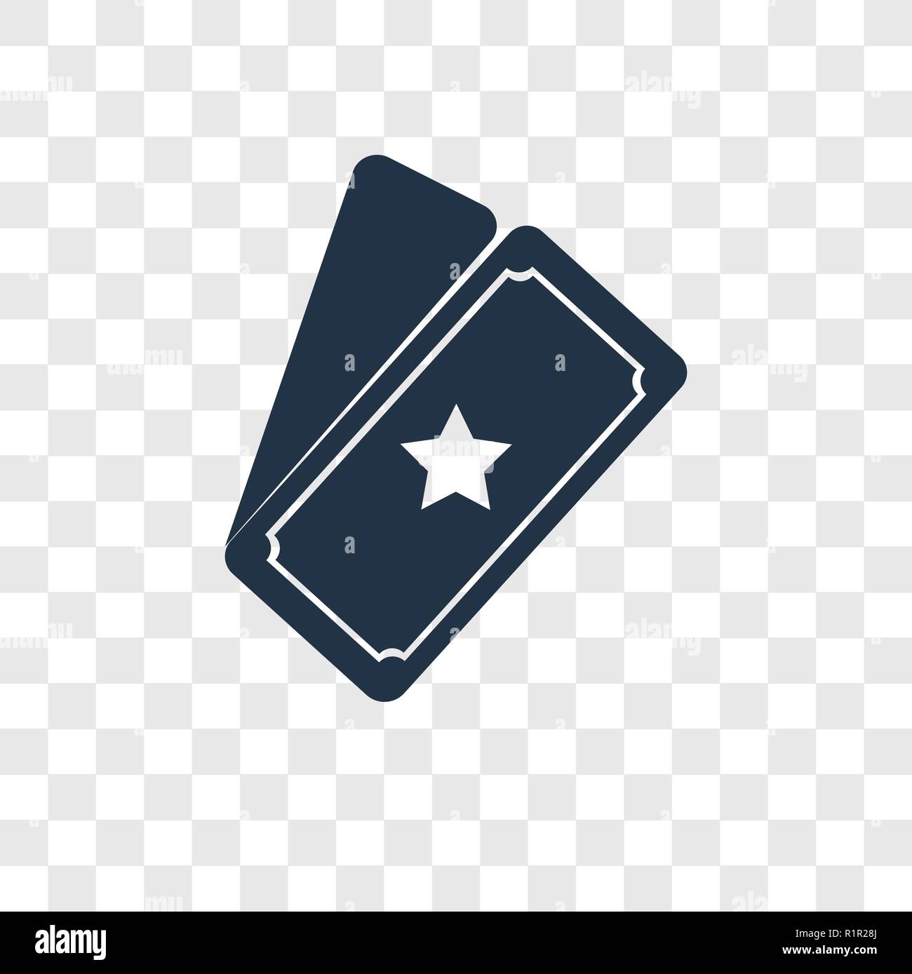 Ticket vector icon isolated on transparent background, Ticket ...