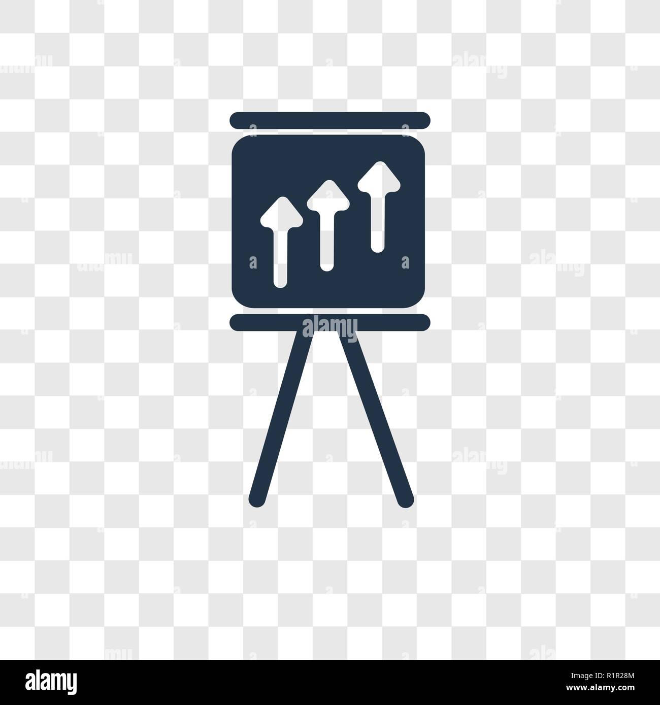 Rise vector icon isolated on transparent background, Rise transparency ...