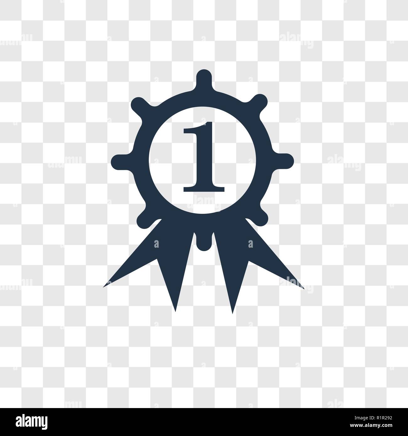 Badge vector icon isolated on transparent background, Badge ...