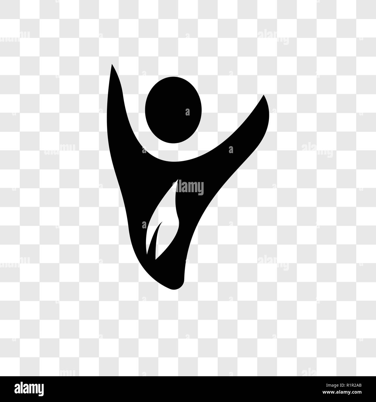 Eco volunteer vector icon isolated on transparent background, Eco ...