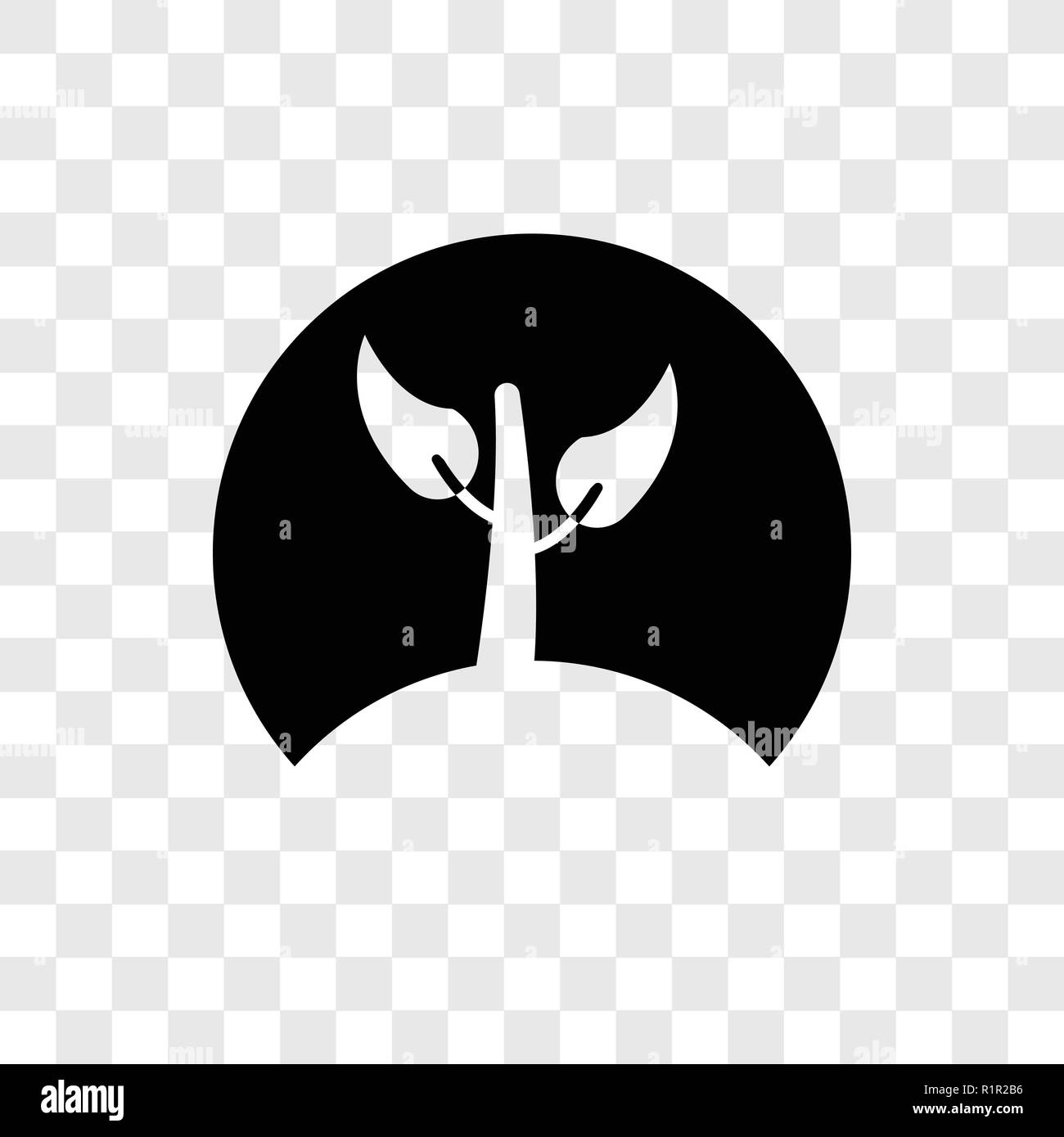 Plant vector icon isolated on transparent background, Plant transparency logo concept Stock ...