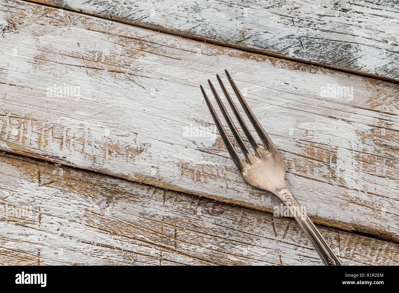 Old silver fork table hi-res stock photography and images - Alamy