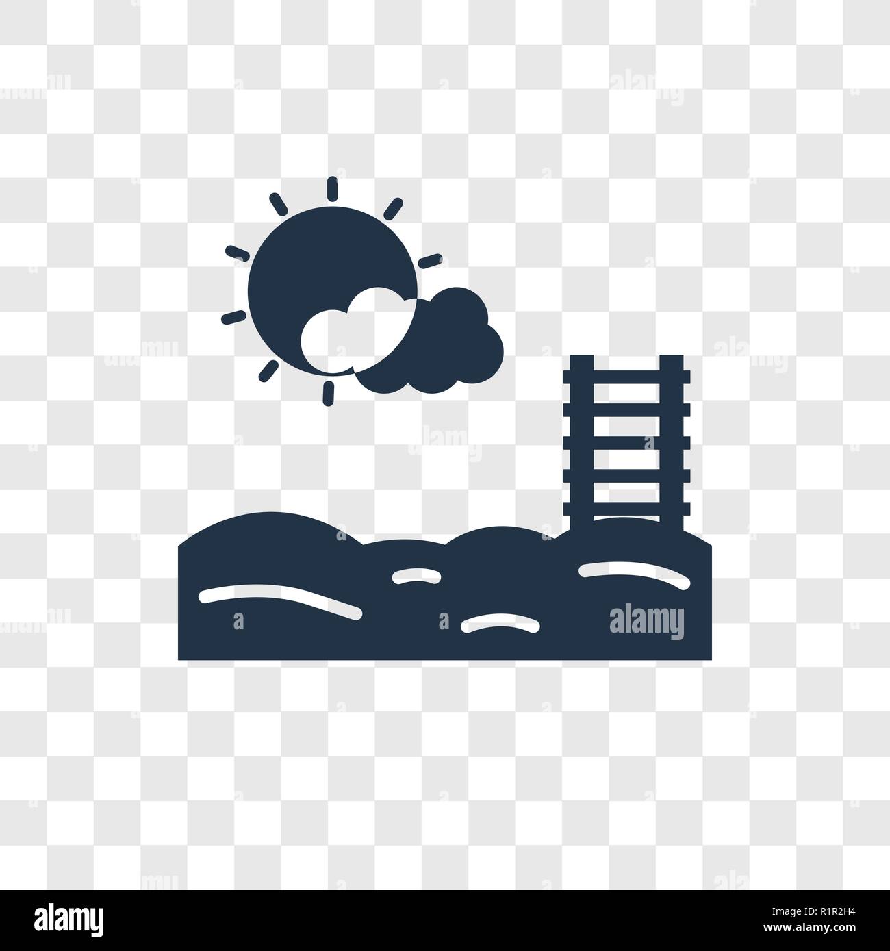 Swimming pool vector icon isolated on transparent background, Swimming ...