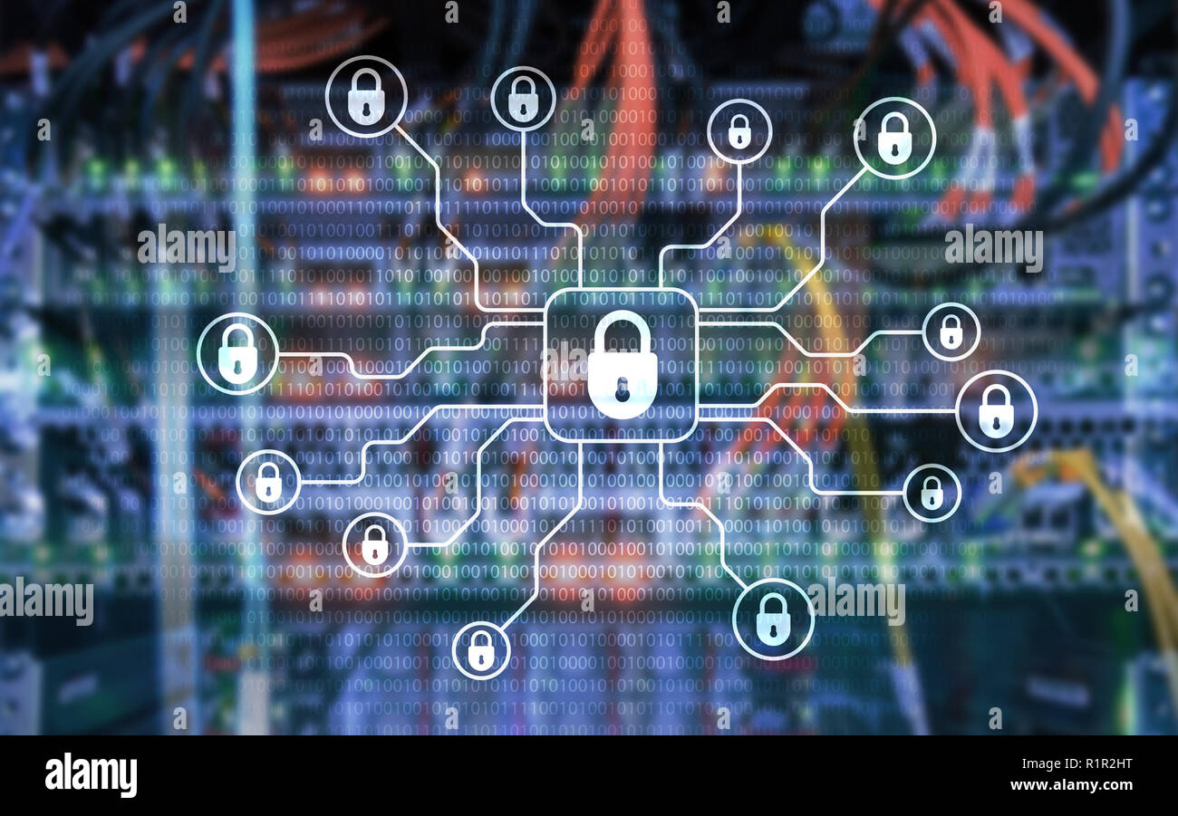 Cyber security, data protection, information privacy. Internet and ...