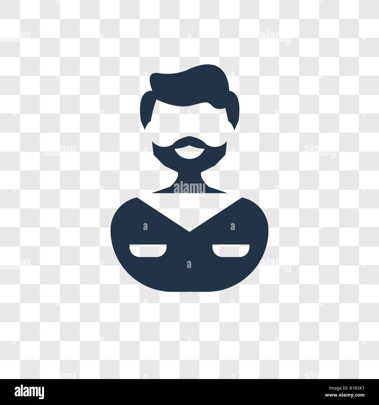 Man vector icon isolated on transparent background, Man transparency ...
