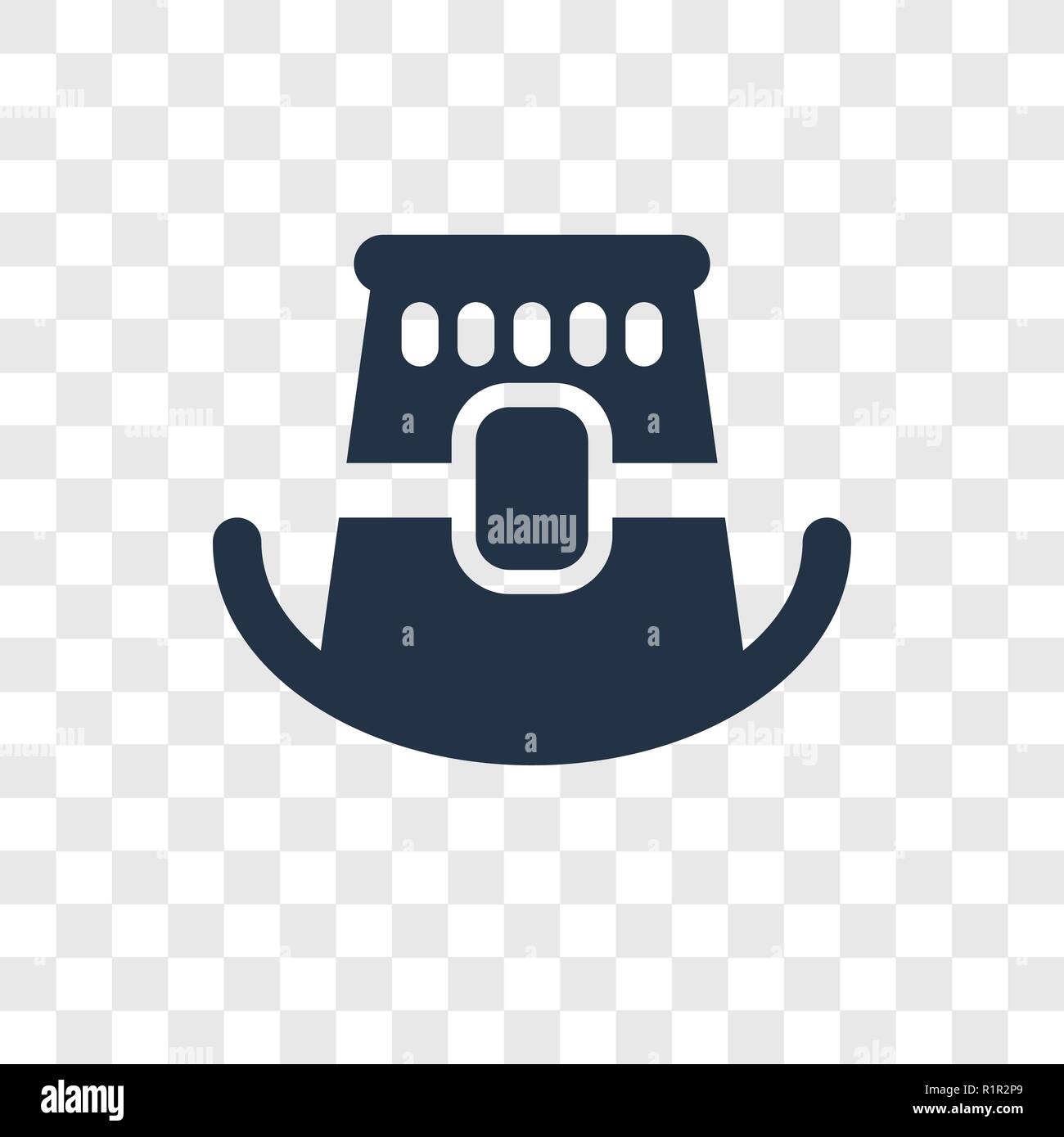 Pilgrim vector icon isolated on transparent background, Pilgrim ...