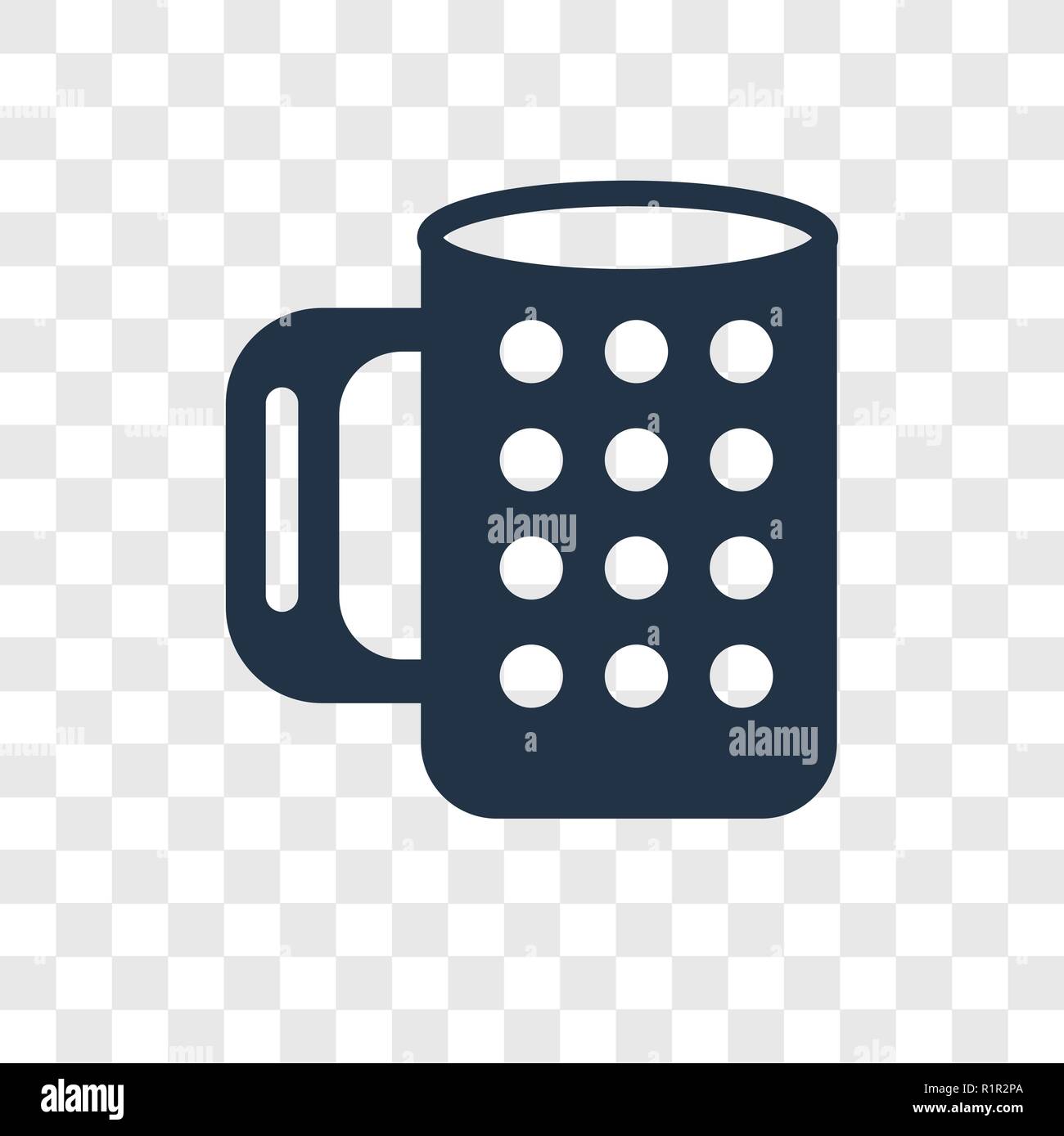 Beer vector icon isolated on transparent background, Beer transparency ...