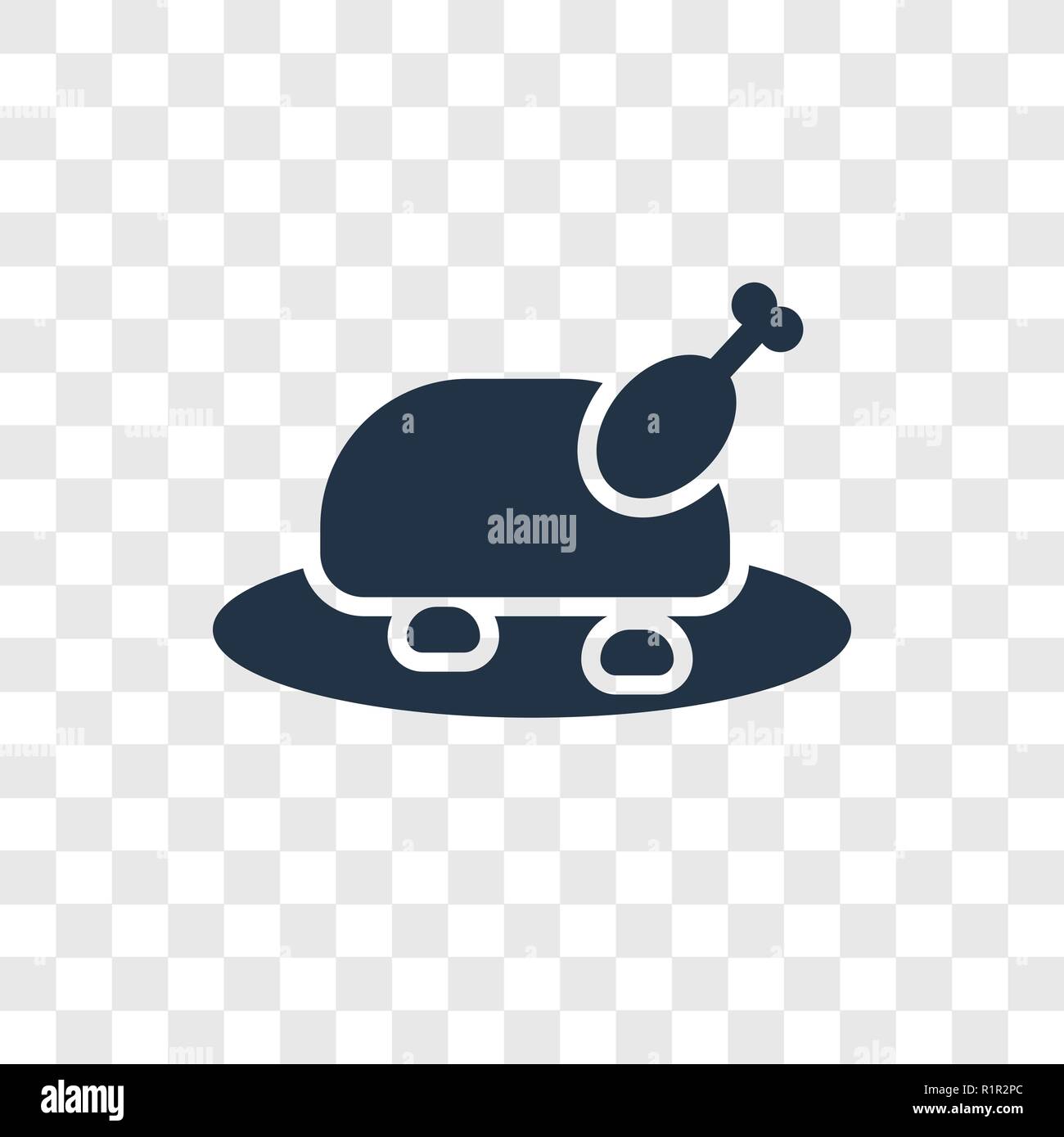 Thanksgiving vector icon isolated on transparent background ...