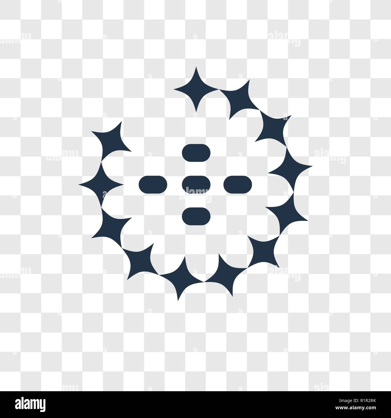 Loading vector icon isolated on transparent background, Loading ...