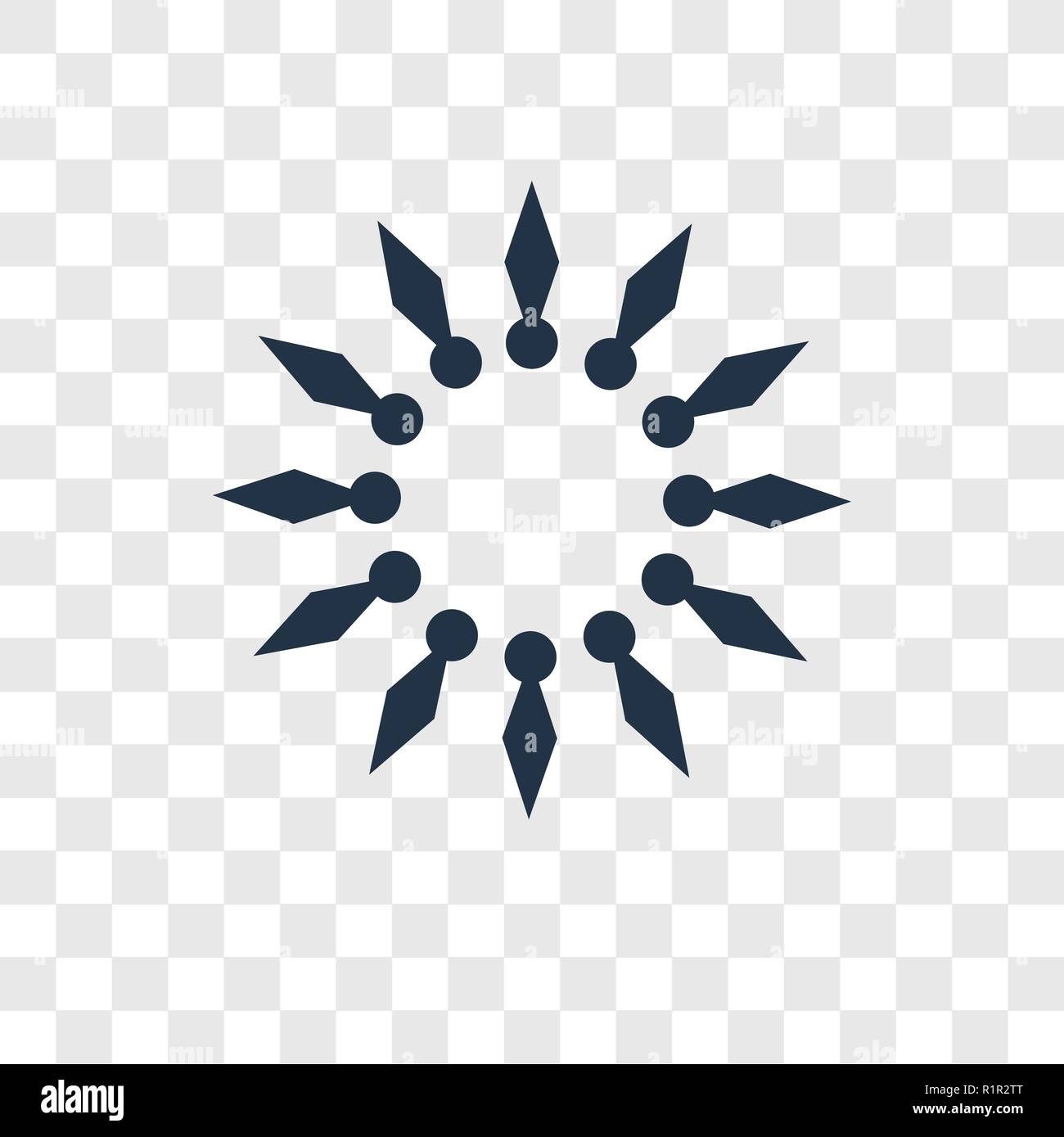 Loading vector icon isolated on transparent background, Loading ...