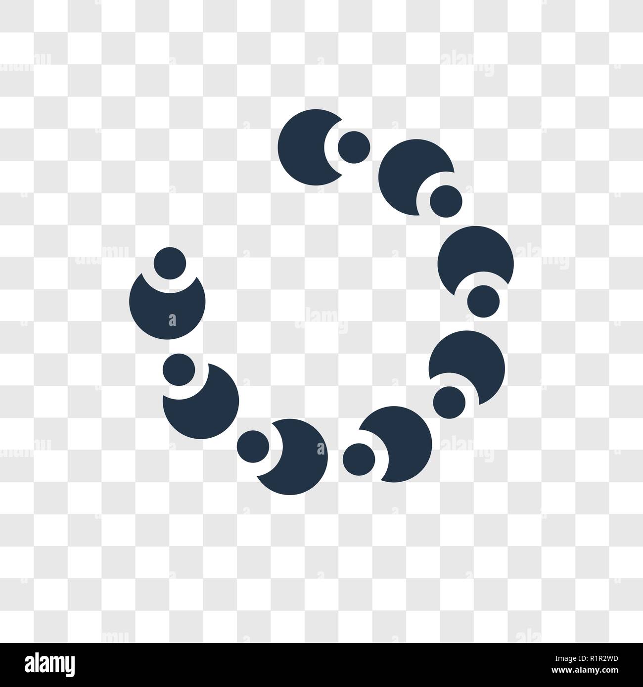 Loading vector icon isolated on transparent background, Loading ...