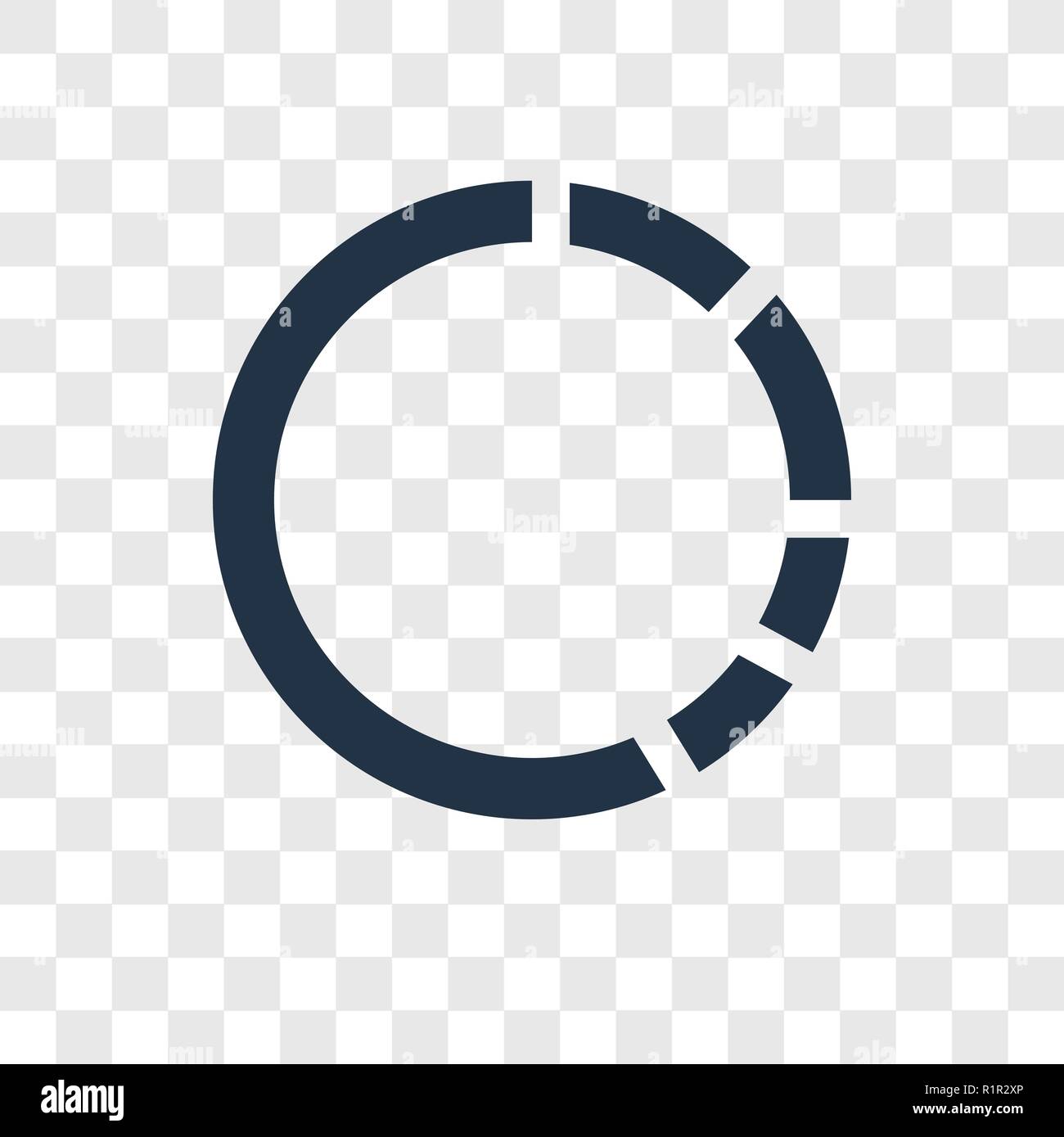 Loading vector icon isolated on transparent background, Loading ...