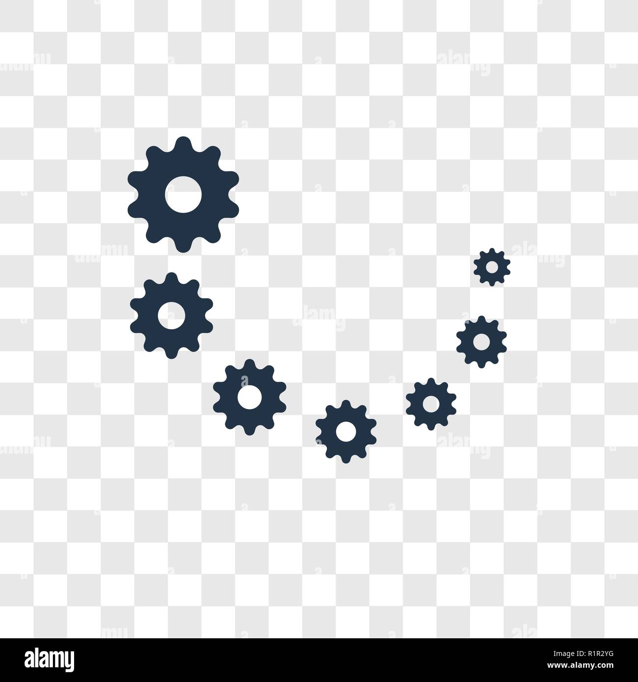 Loading vector icon isolated on transparent background, Loading ...