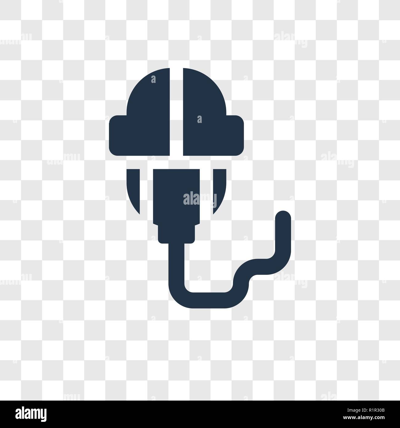 Mouse vector icon isolated on transparent background, Mouse ...