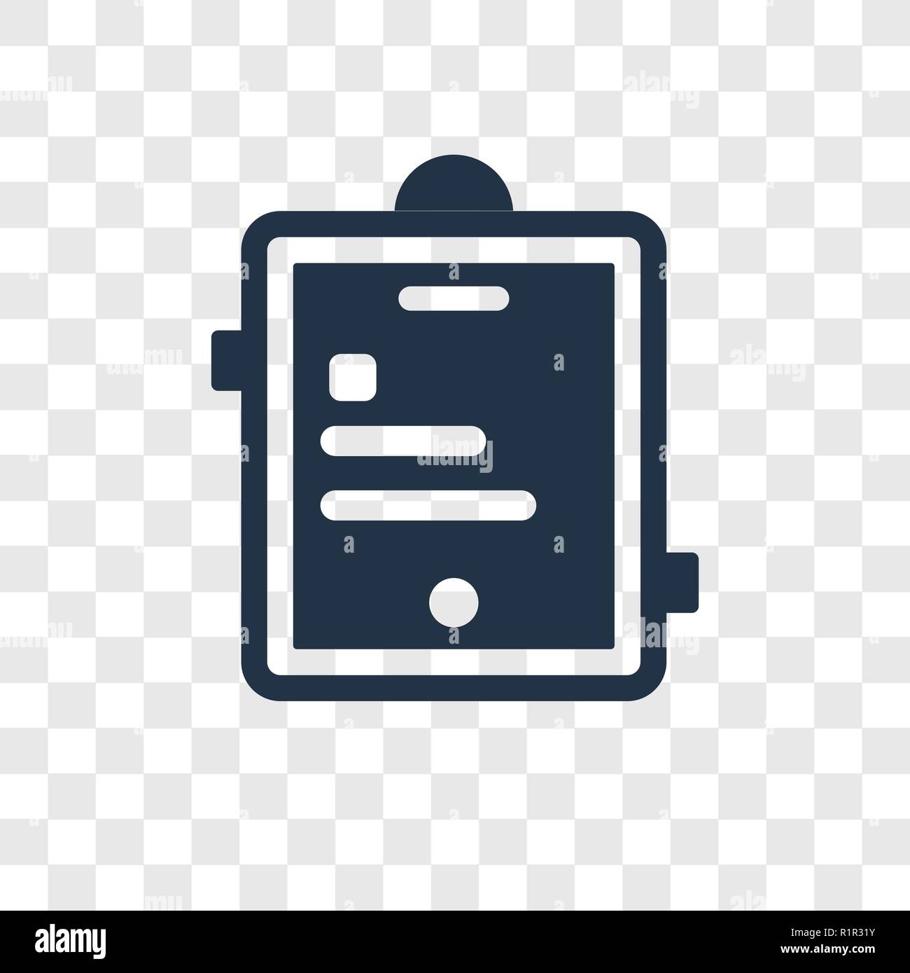 Tablet vector icon isolated on transparent background, Tablet ...