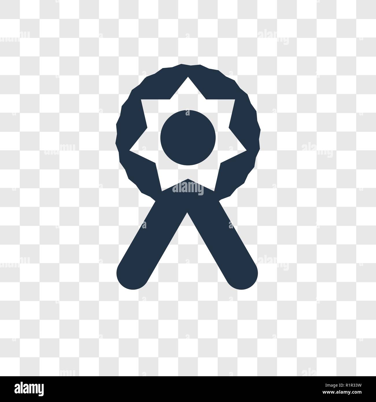 Ribbon vector icon isolated on transparent background, Ribbon ...