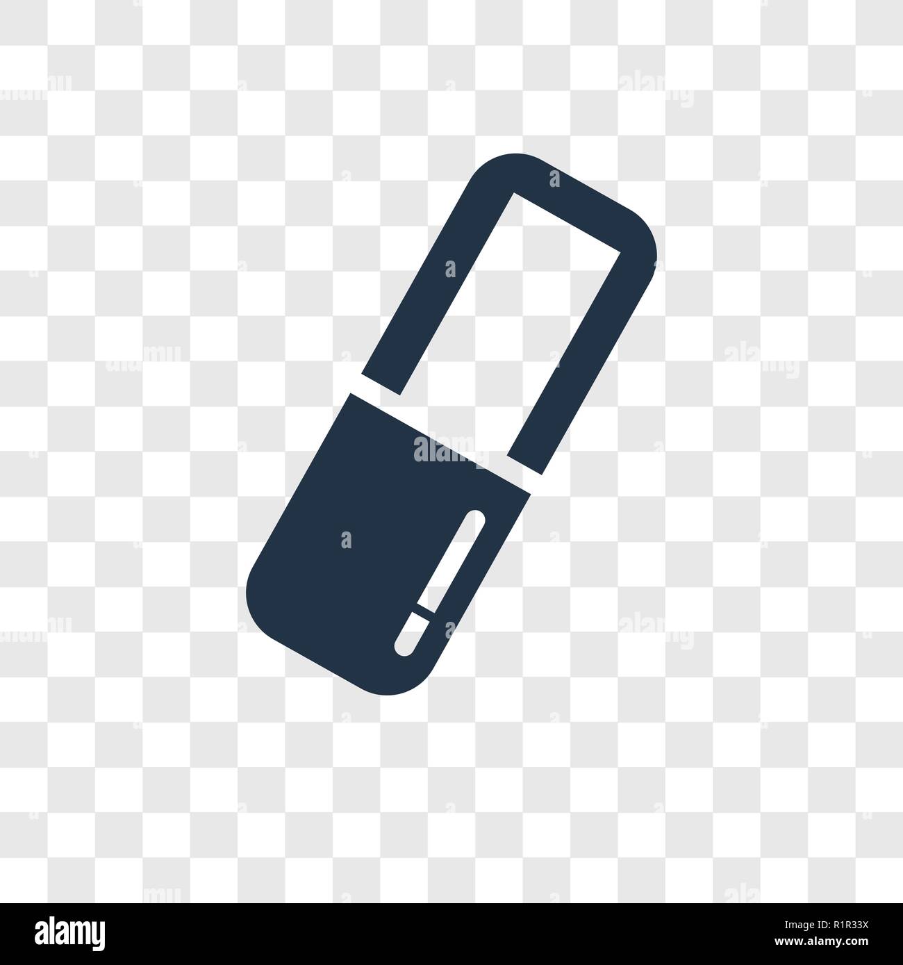 Pill vector icon isolated on transparent background, Pill transparency ...