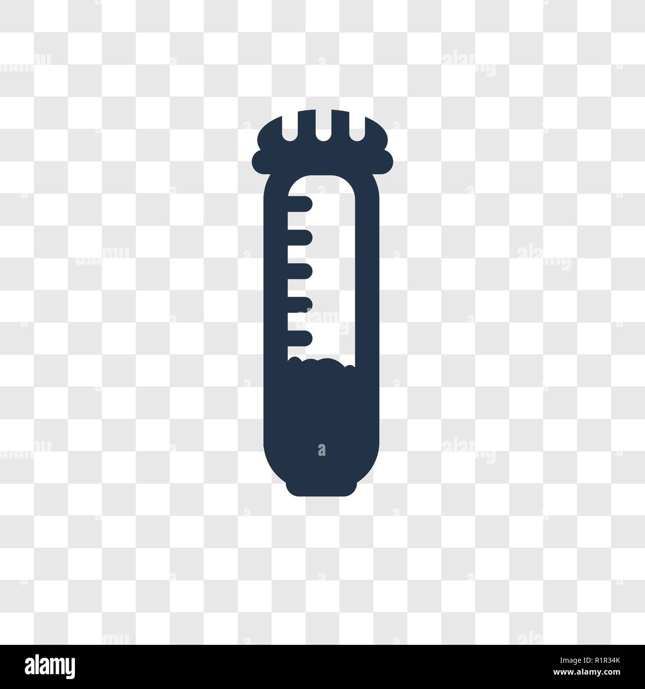 Blood sample vector icon isolated on transparent background, Blood ...