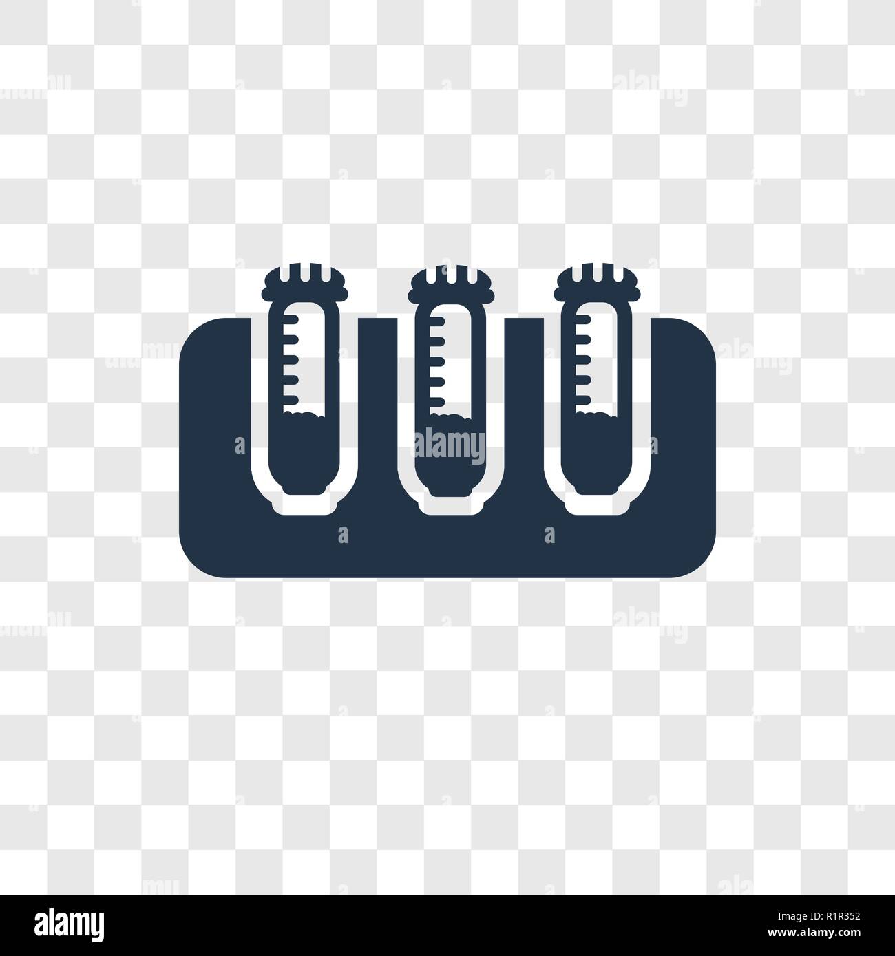 Blood sample vector icon isolated on transparent background, Blood ...