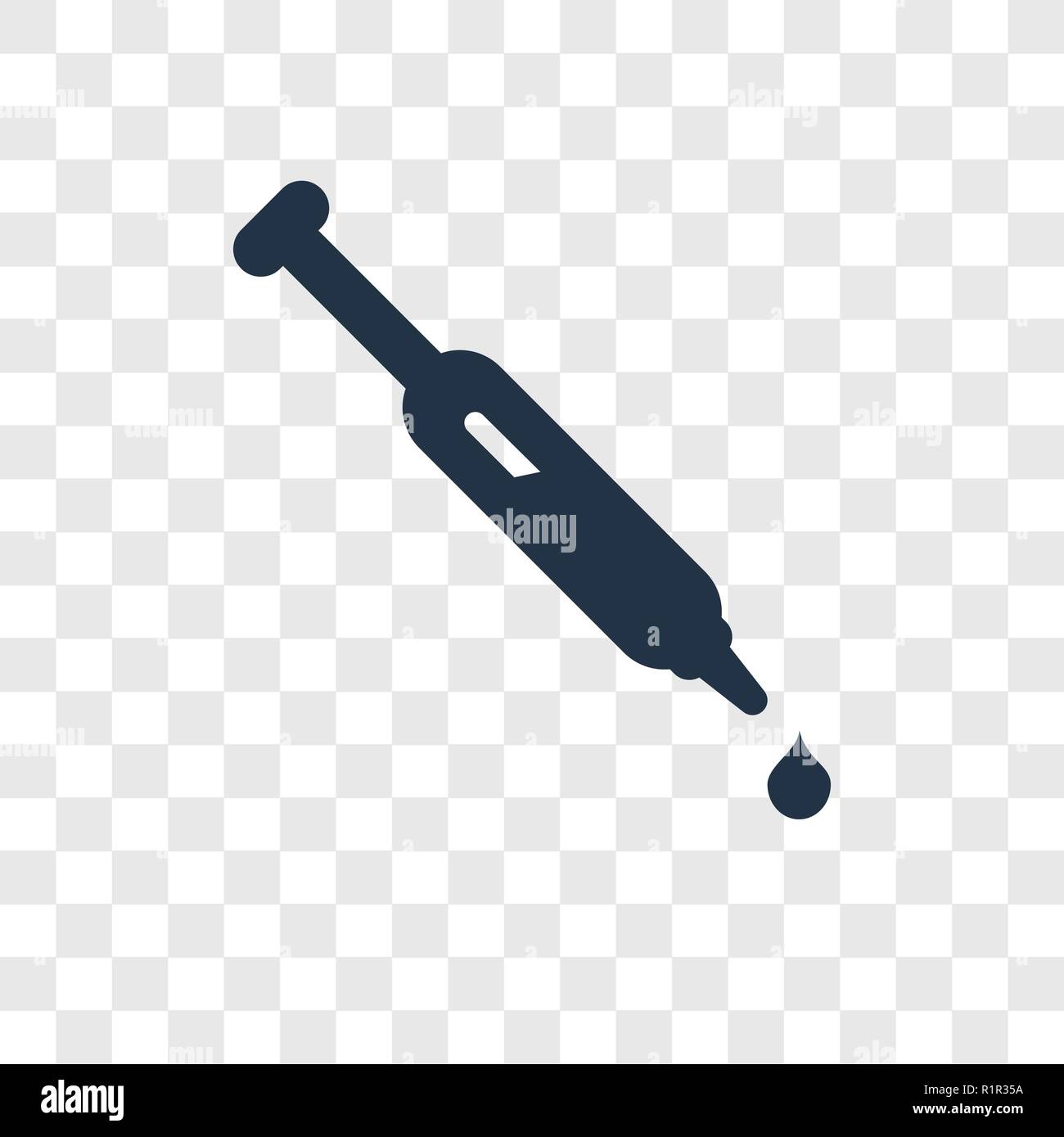 Syringe vector icon isolated on transparent background, Syringe ...
