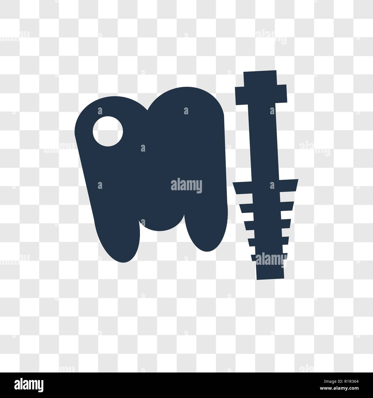 Teeth vector icon isolated on transparent background, Teeth ...