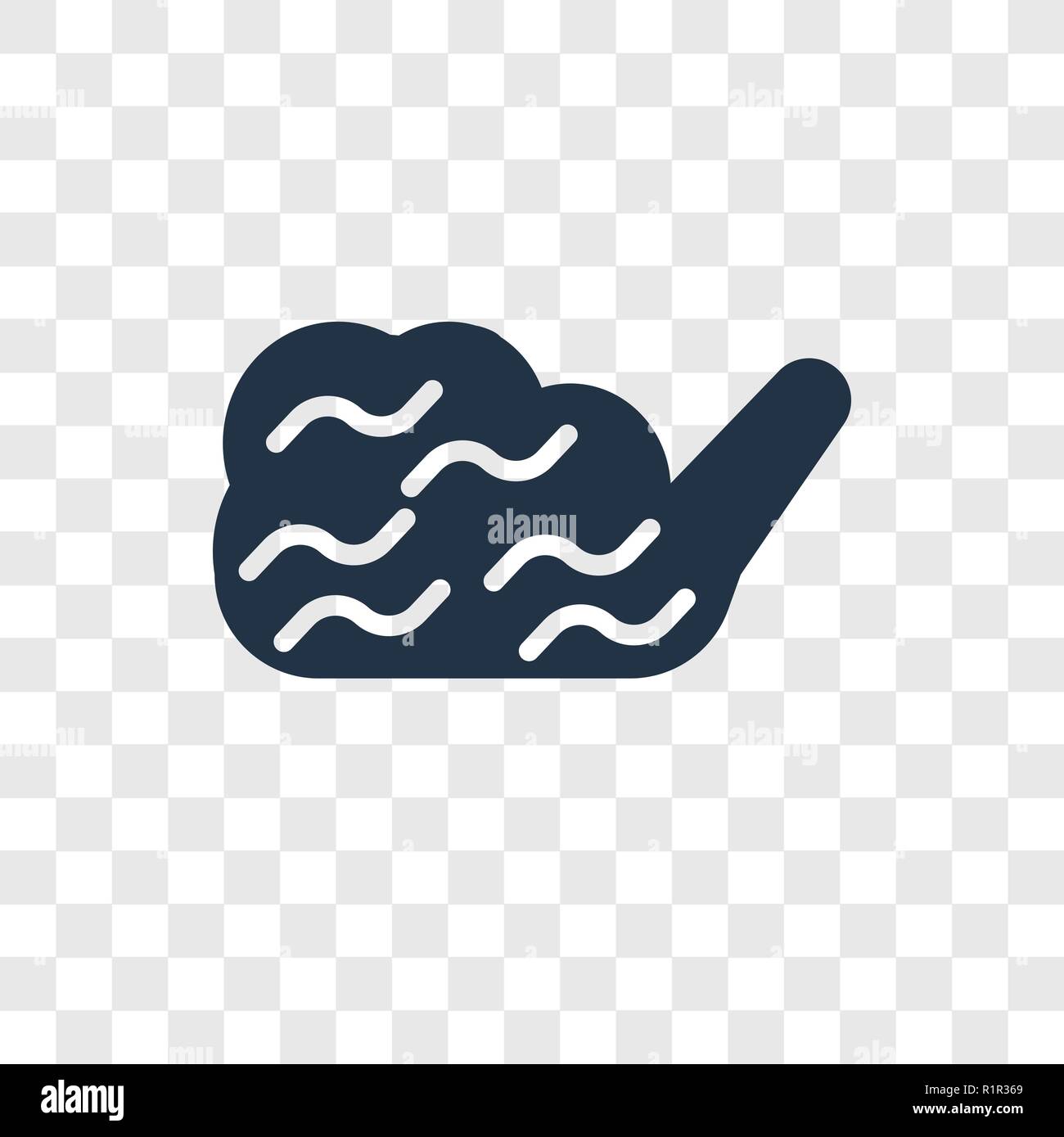 Brain vector icon isolated on transparent background, Brain ...