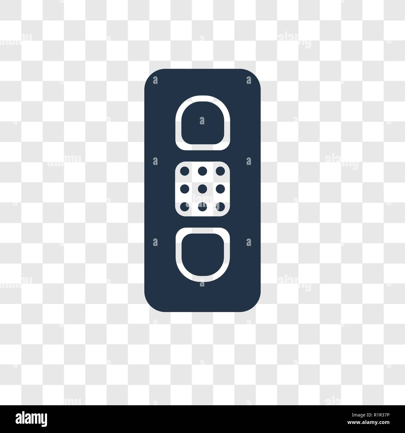 Band vector icon isolated on transparent background, Band transparency ...