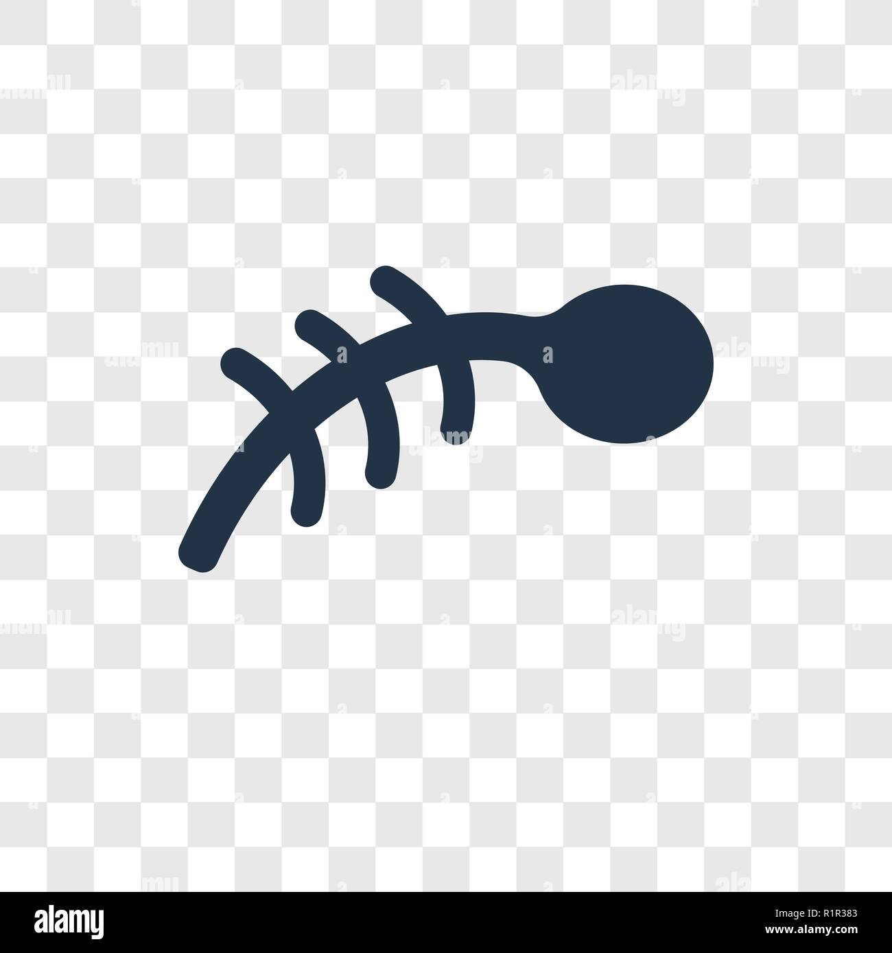 Microbe vector icon isolated on transparent background, Microbe ...