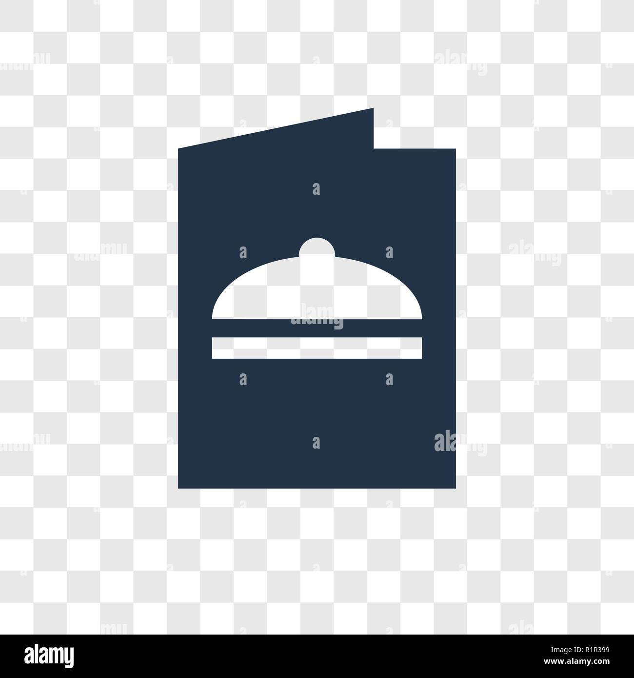 Menu vector icon isolated on transparent background, Menu transparency ...