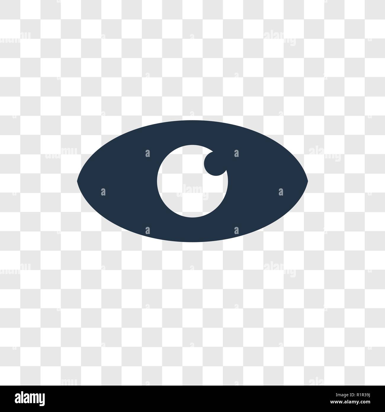 Visible vector icon isolated on transparent background, Visible ...