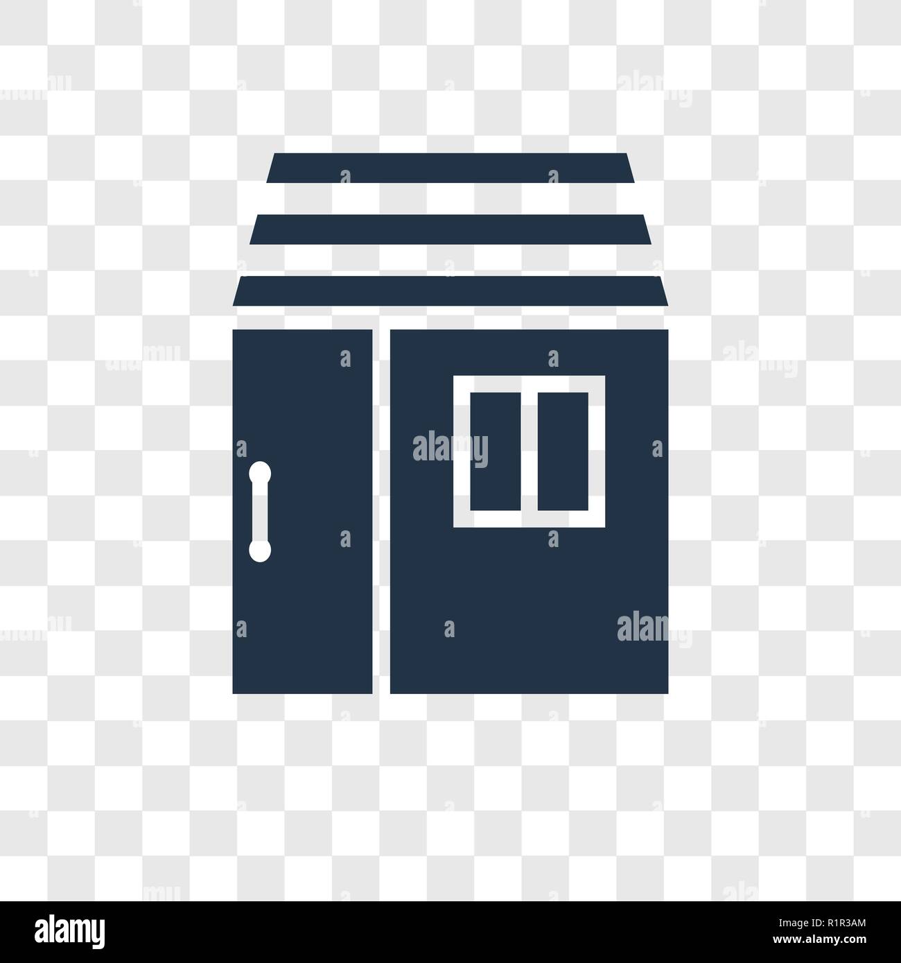 Store vector icon isolated on transparent background, Store ...