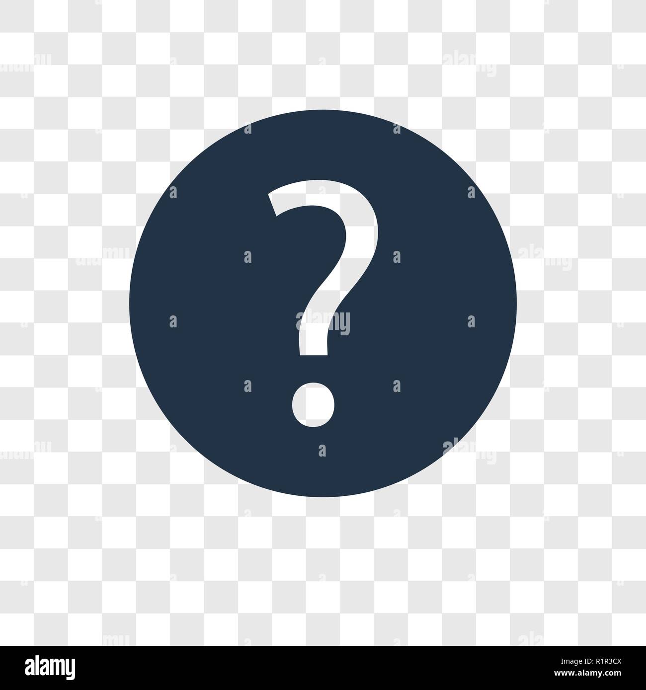 Help vector icon isolated on transparent background, Help transparency ...