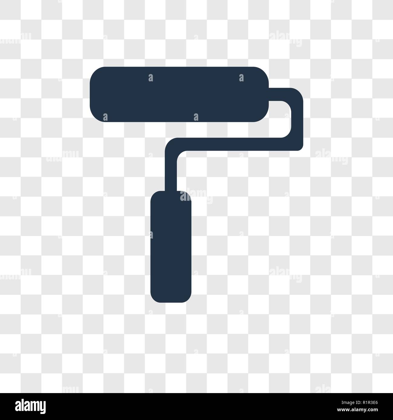 Paint vector icon isolated on transparent background, Paint ...