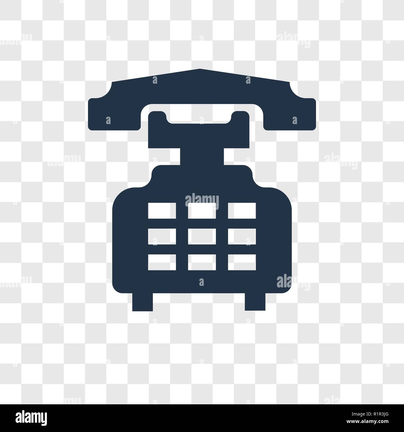 Phone call vector icon isolated on transparent background, Phone call ...