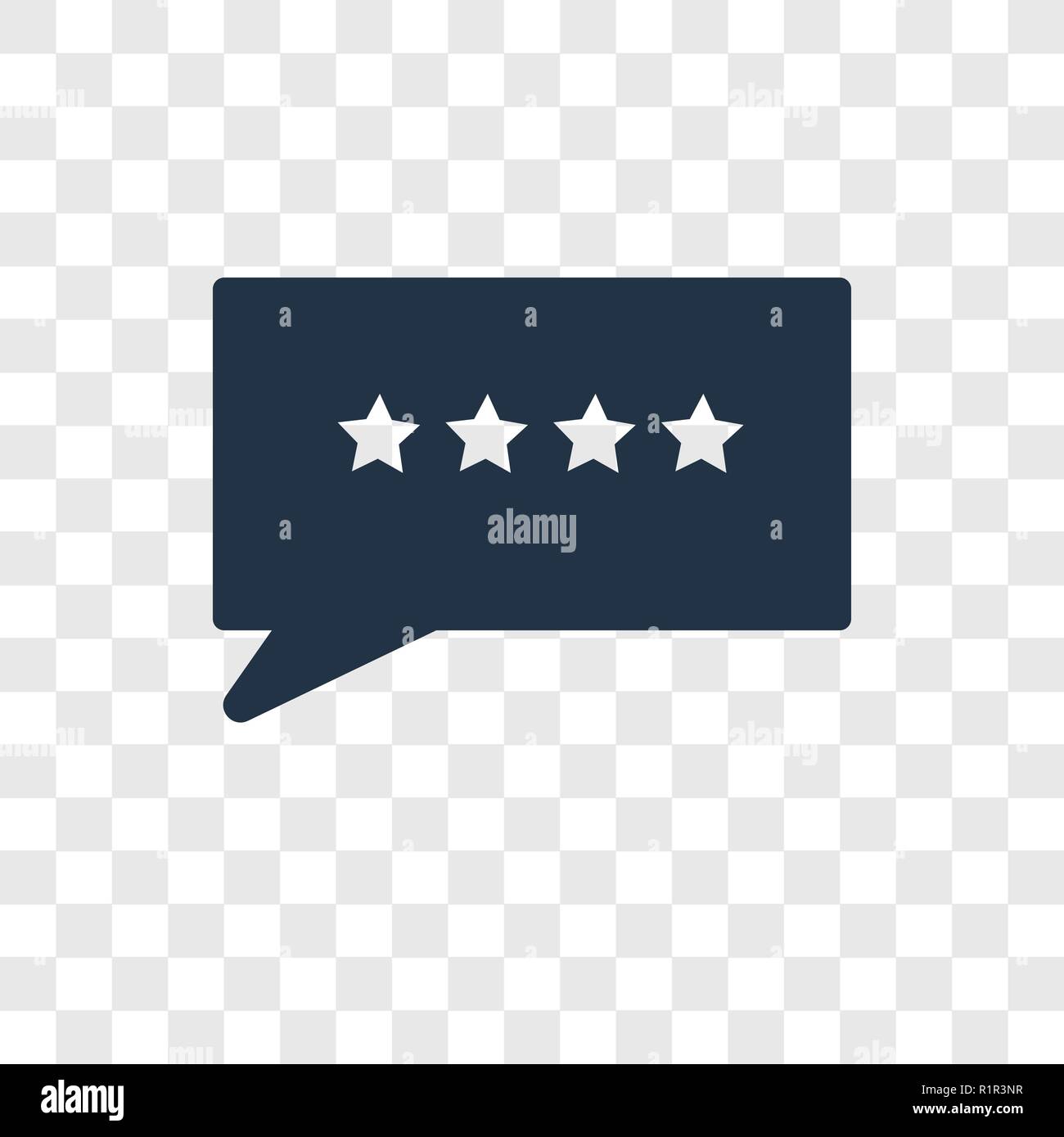 Chat vector icon isolated on transparent background, Chat transparency ...