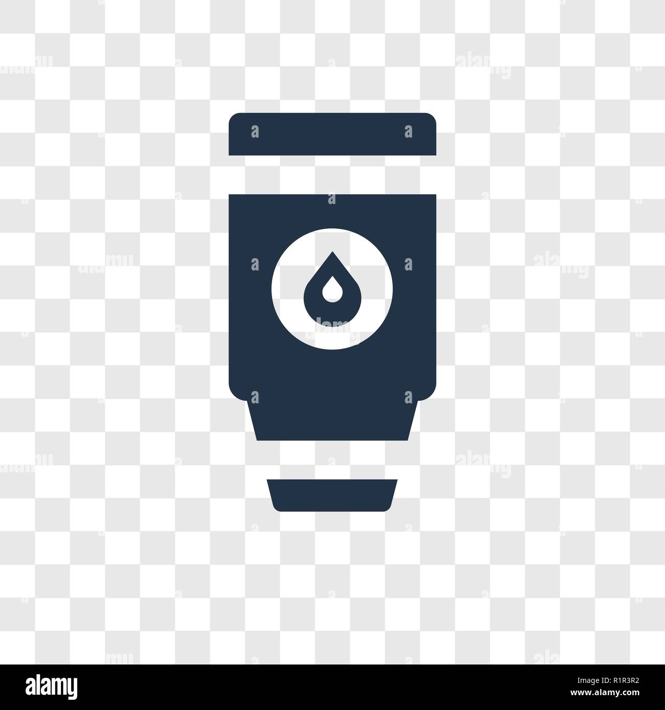 Tumbler vector icon isolated on transparent background, Tumbler ...