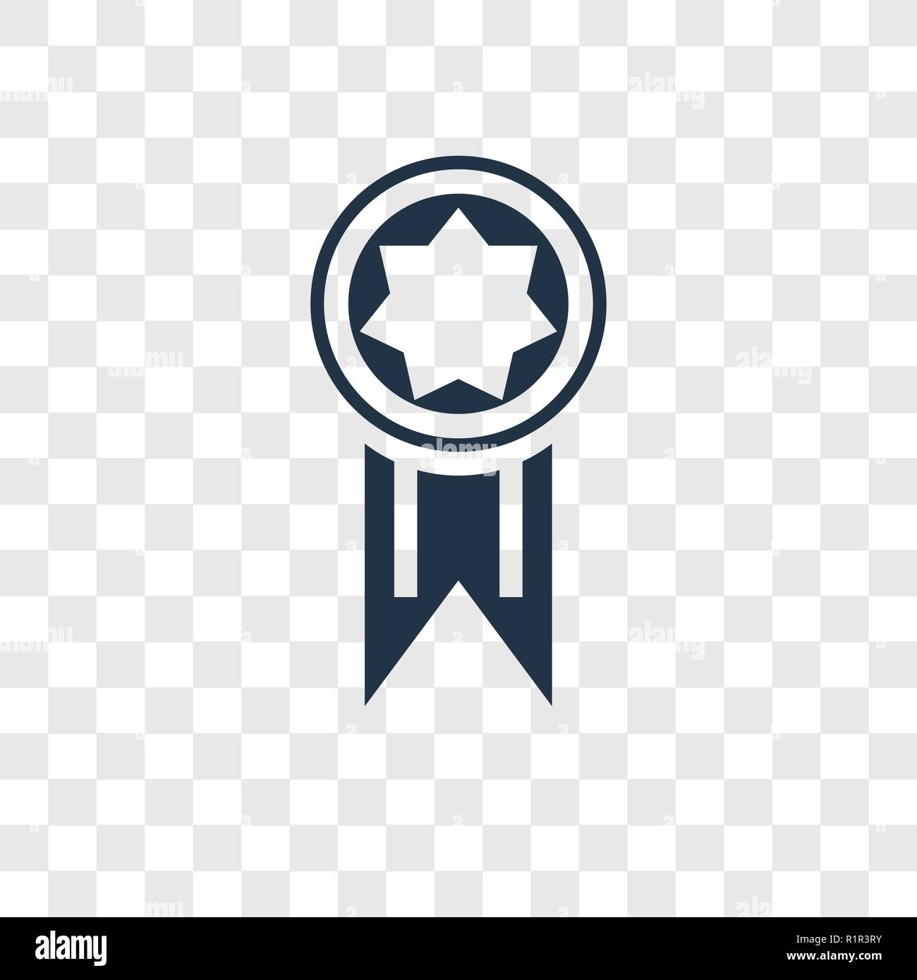 Badge vector icon isolated on transparent background, Badge ...