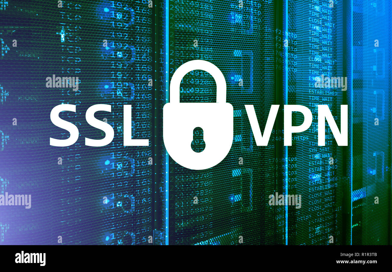 SSL VPN. Virtual private network. Encrypted connection Stock Photo - Alamy