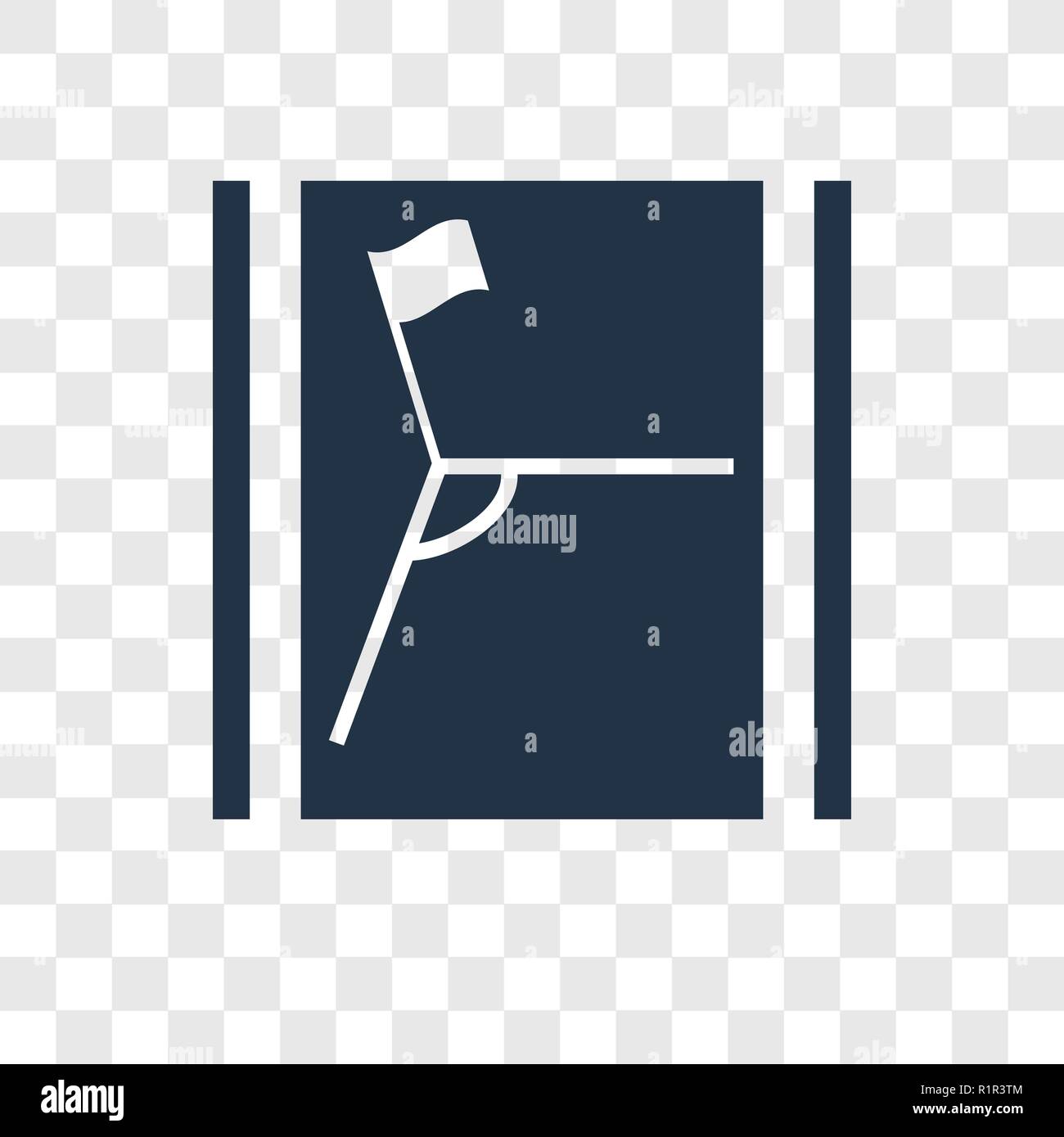 Corner vector icon isolated on transparent background, Corner ...