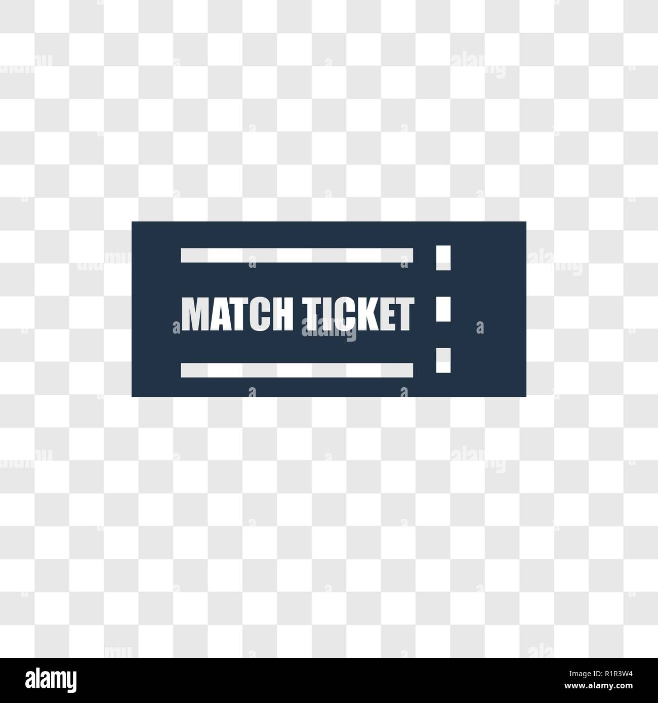 Ticket vector icon isolated on transparent background, Ticket ...