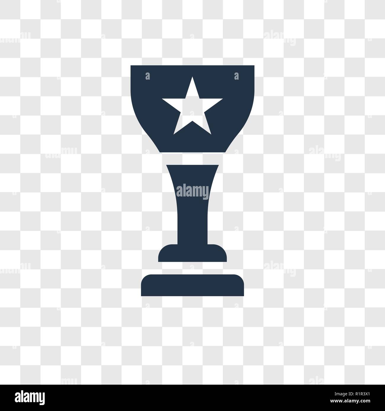 Cup vector icon isolated on transparent background, Cup transparency ...