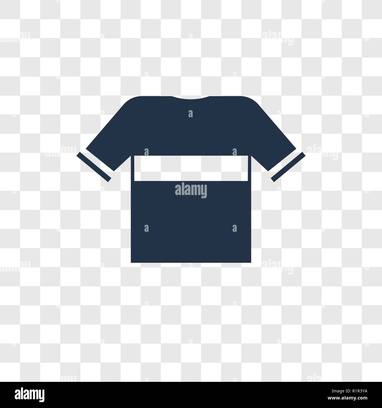 Tshirt vector icon isolated on transparent background, Tshirt ...